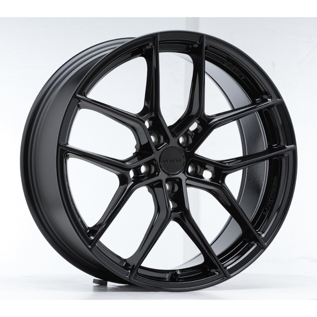 Lenso Wheel VENOM V3N ขอบ 20x8.5" 5รู112 ET+35 สีBK แม็กขอบ20 เลนโซ่ ...