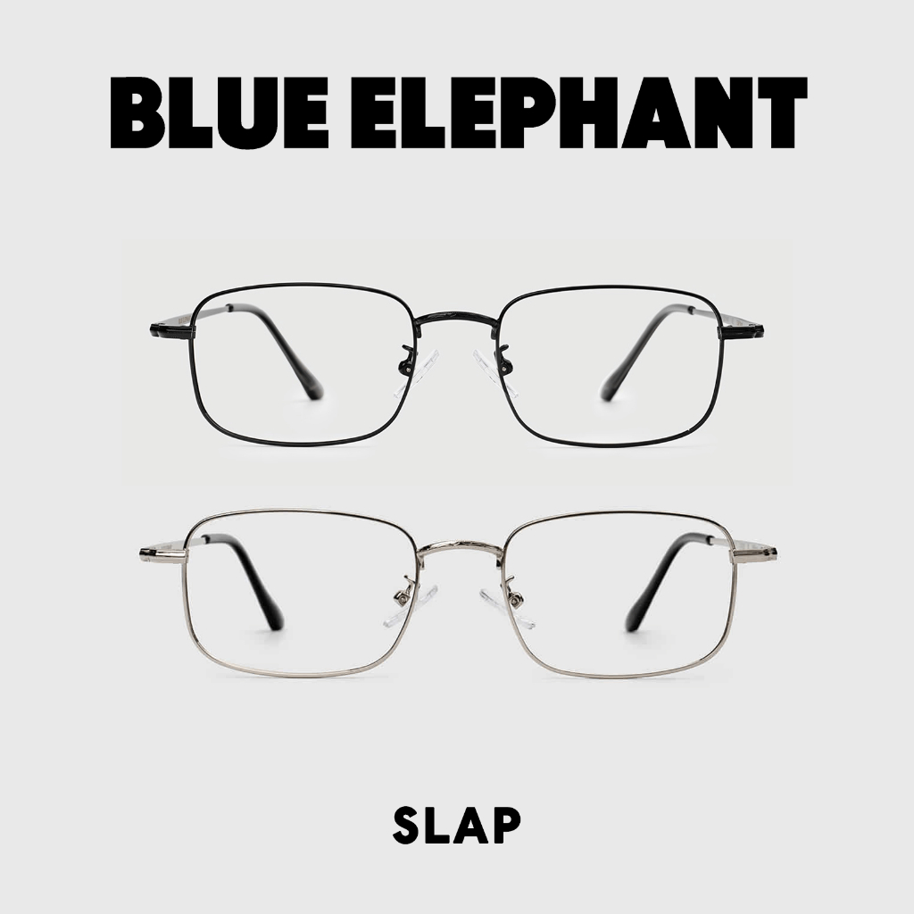 แว่นตา BLUE ELEPHANT - SLAP (Silver , Black) | Shopee Thailand