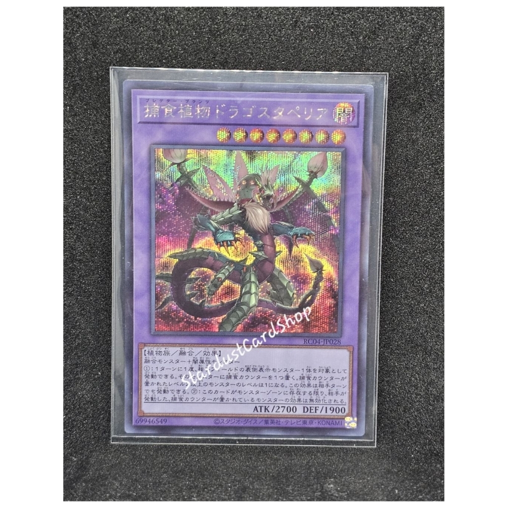 Predaplant Dragostapelia [RC04-JP028] Yugioh ระดับ Secret rare (SCR) | Shopee Thailand