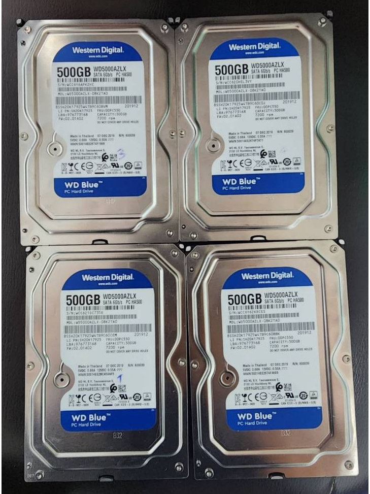 Western Digital Blue HDD (WD5000ALX) 500GB SATA 3 (6GB/s) 7200RPM 3.5 ...