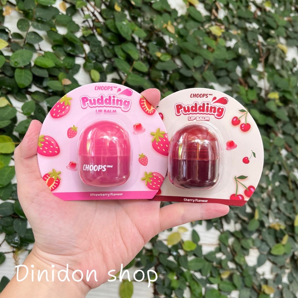 ((dinidon shop)) Choops Me Pudding Lip Balm 4ml. | Shopee Thailand