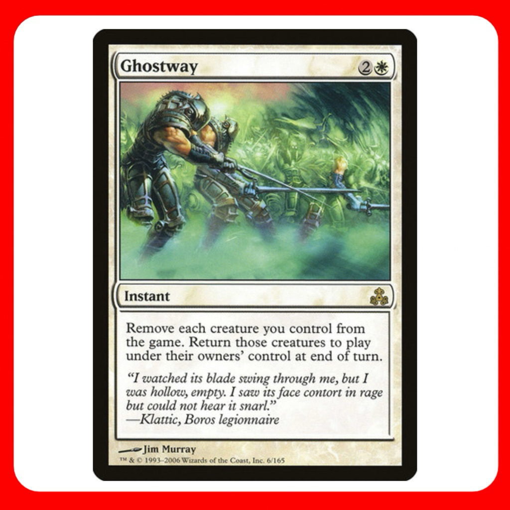 [MTG] Ghostway [GPT] [WHITE] [RARE] [NORMAL] [ENG] (การ์ดเมจิค / Magic the Gathering) [EDH ...