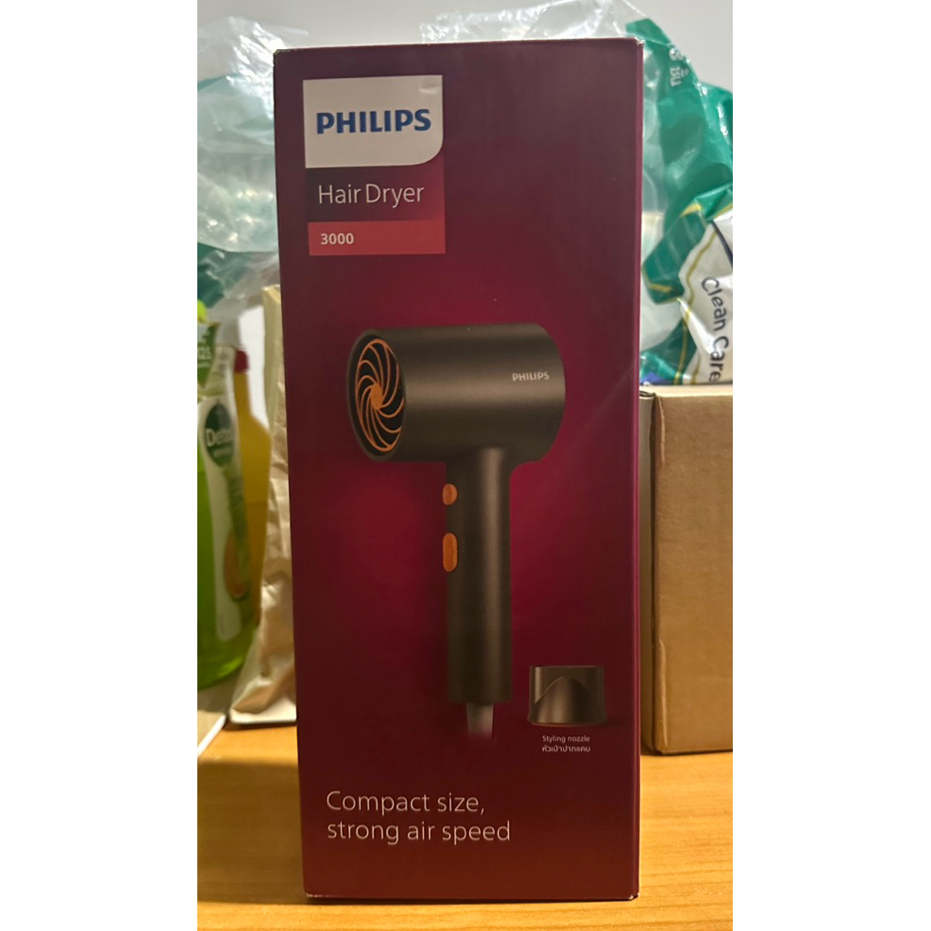 PHILIPS ไดร์เป่าผม 3000 series รุ่น BDH321/00 (1600w) ของแท้ ประกันศูนย์ไทย | Shopee Thailand