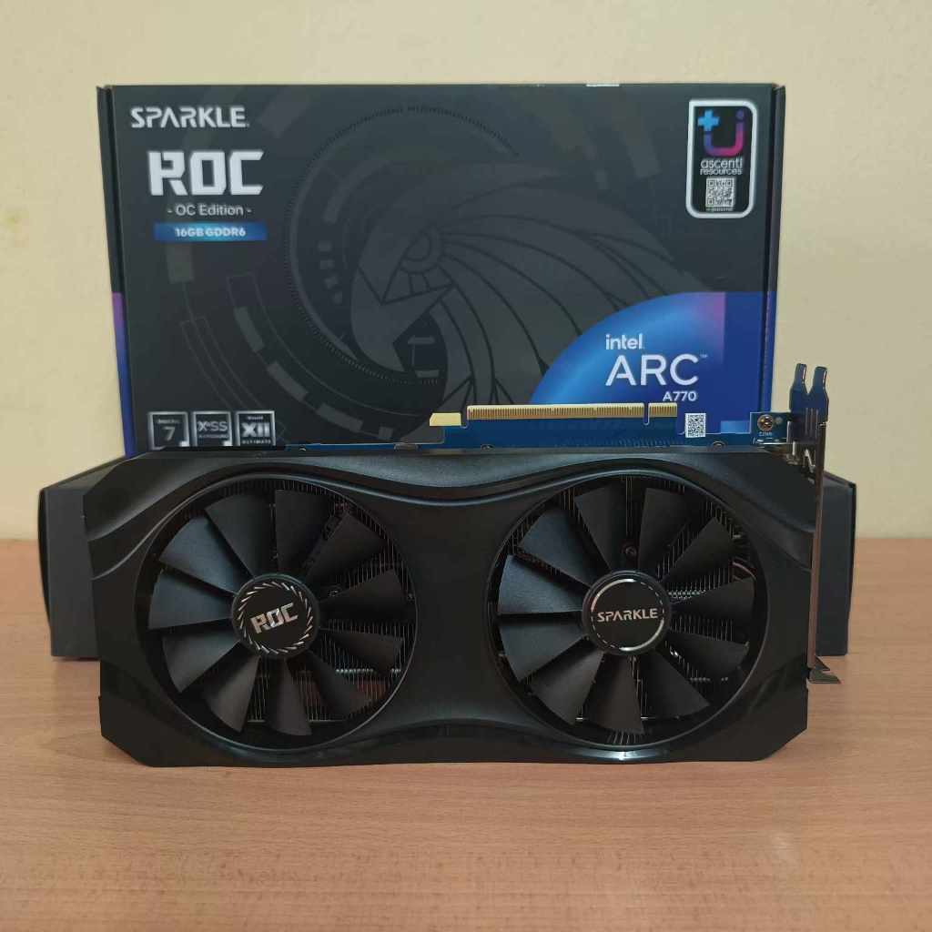 INTEL ARC A770 SPARKLE ROC OC EDITION 16GB GDDR6 | Shopee Thailand
