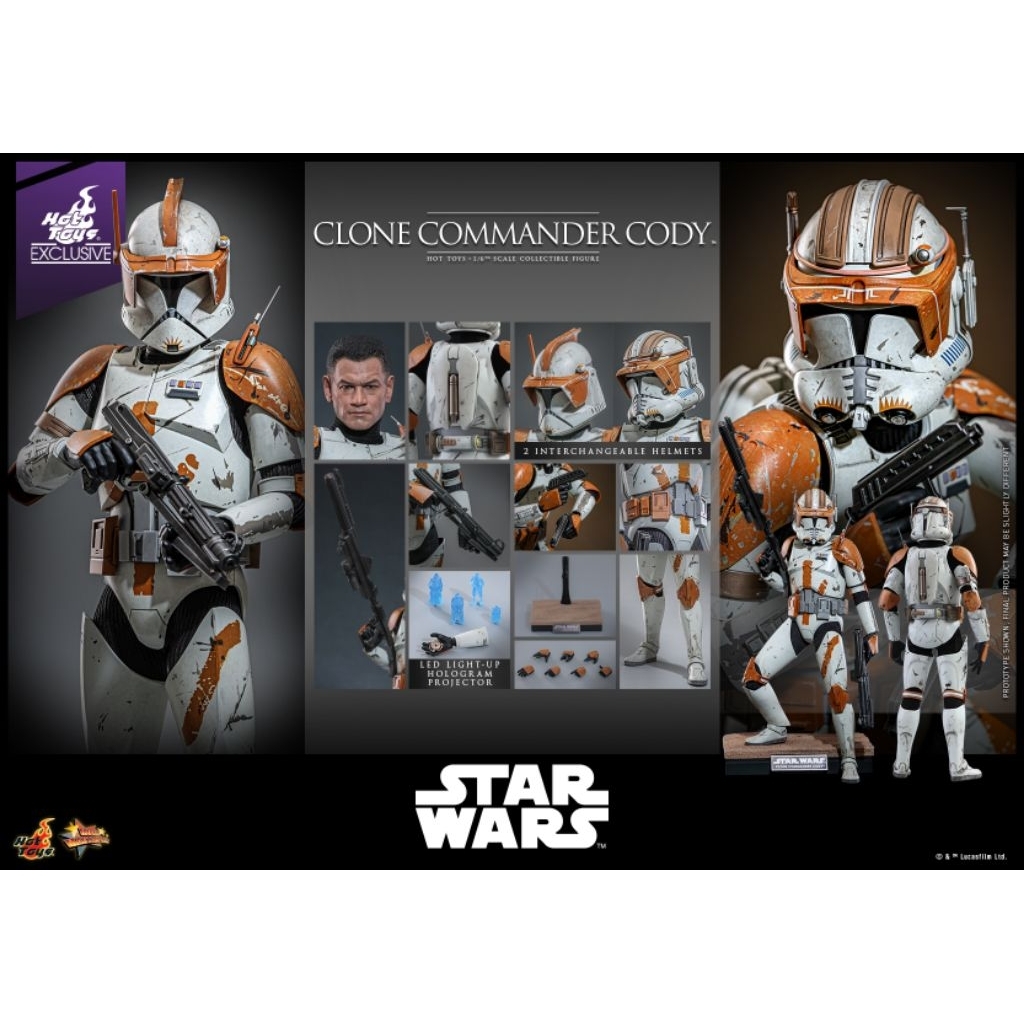 Hot Toys MMS796 Star Wars : Episode III Revenge of the Sith Clone Commander Cody **Limited 3,000 ...