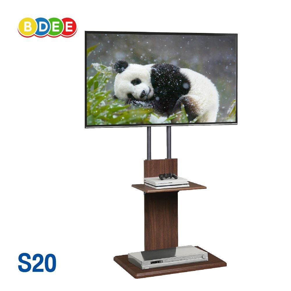 ฺBDEE ขาตั้งทีวี แบบมีล้อเลื่อน รุ่นวางชิดผนัง รุ่น S20 สำหรับทีวี 32 ...
