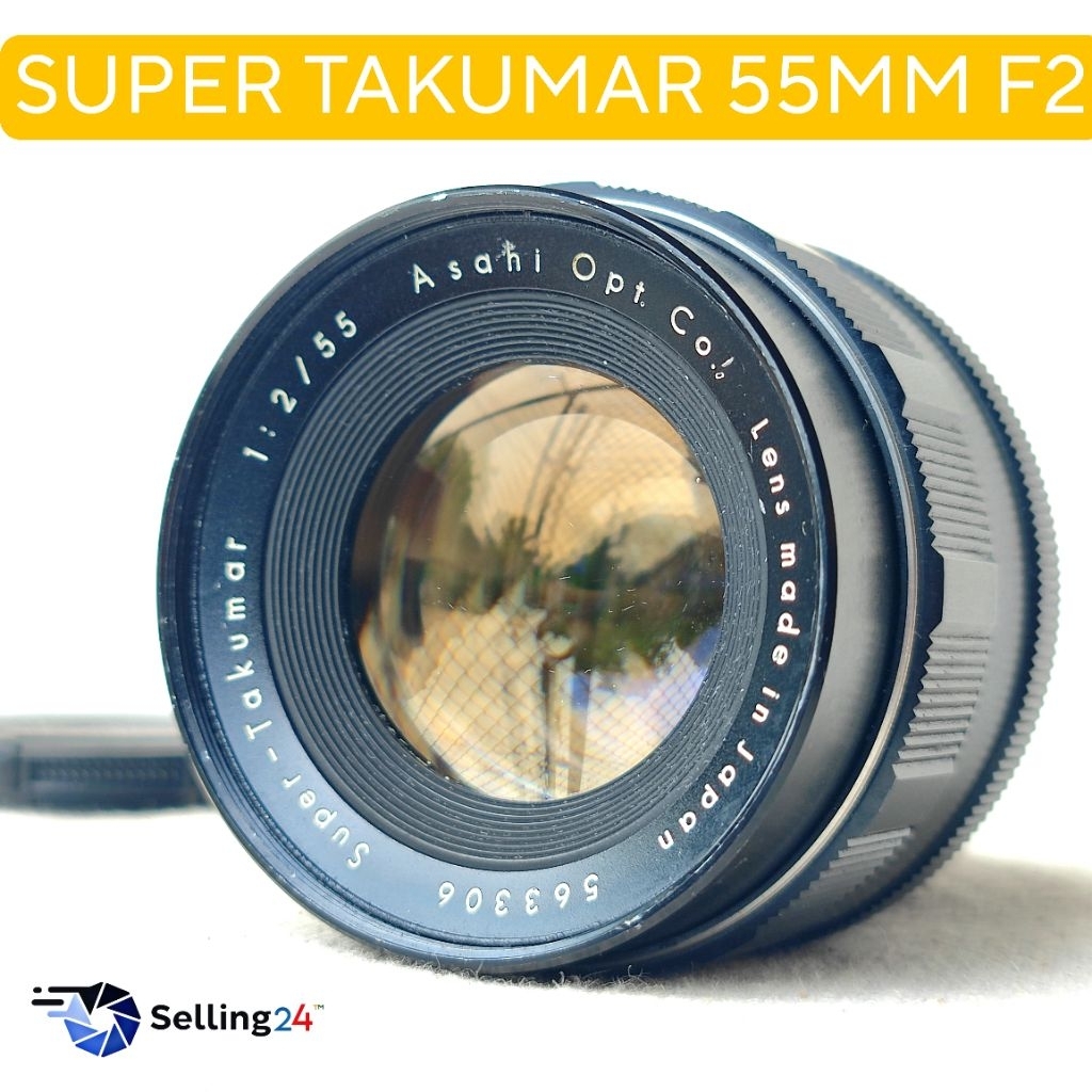 เลนส์มือหมุน Asahi Super Takumar 55 mm F2(16) lens M42 mount | Shopee ...