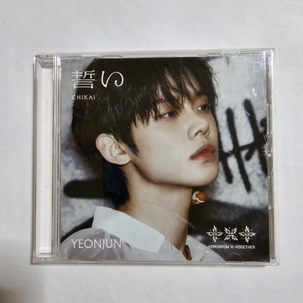 TOMORROW X TOGETHER (TXT) JAPAN 4TH SINGLE ALBUM - CHIKAI (YEONJUN) แกะแล้ว สภาพดี ไม่มีการ์ด ...