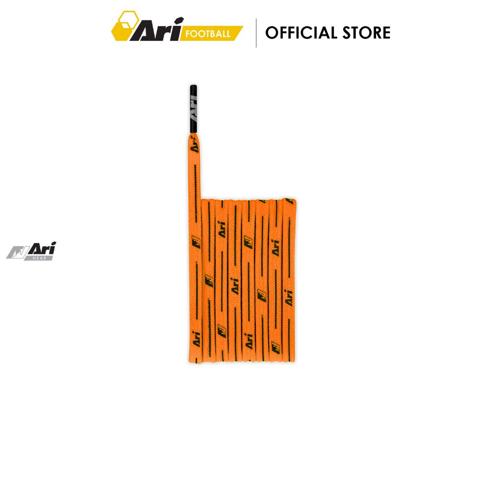 ARI COLORFUL SHOELACES - ORANGE เชือกรองเท้า อาริ COLORFUL สีส้ม ...