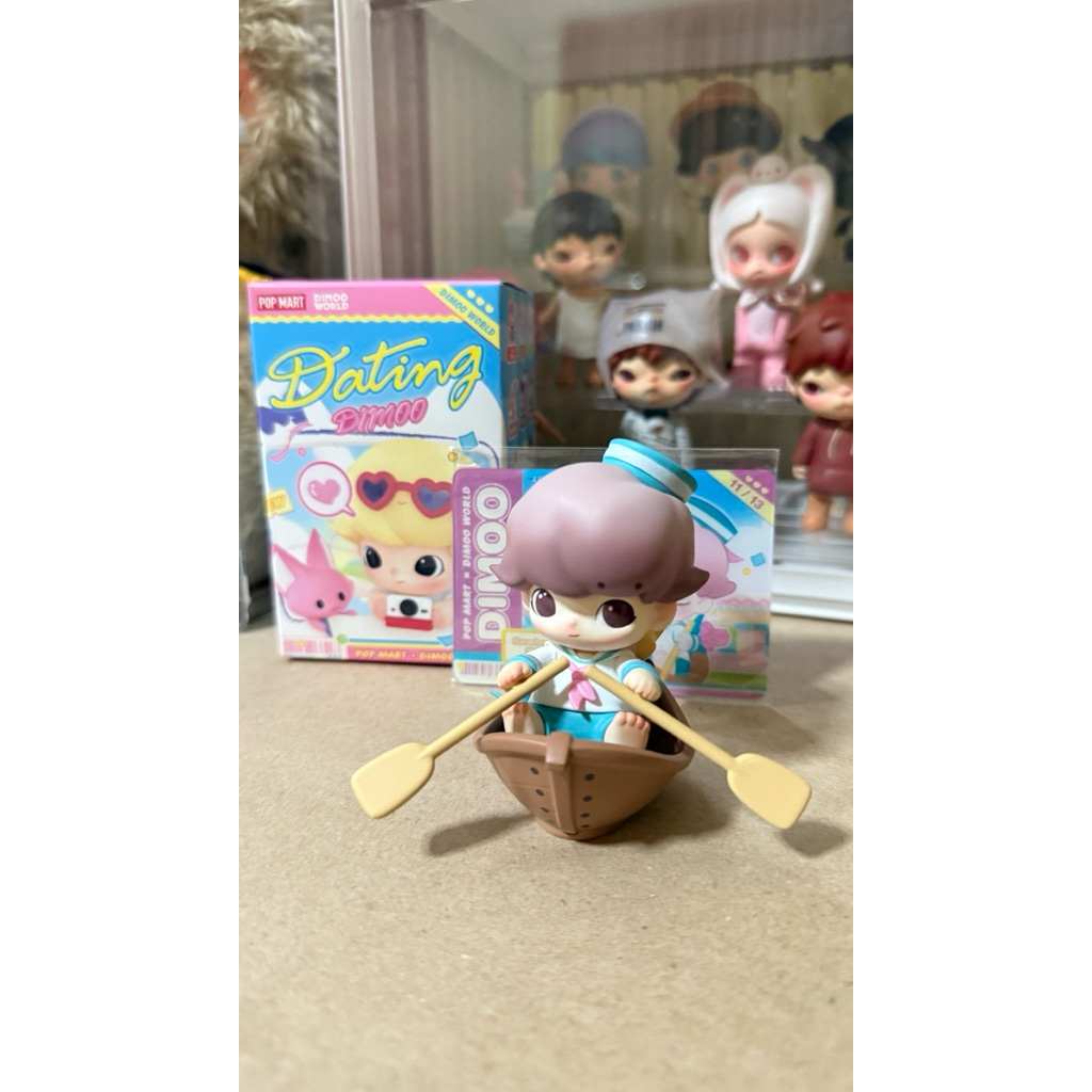 พร้อมส่ง Dimoo Dating Dimoo Rowboat +การ์ดพิเศษ pop mart แท้ 💯 นอนตู้ ...