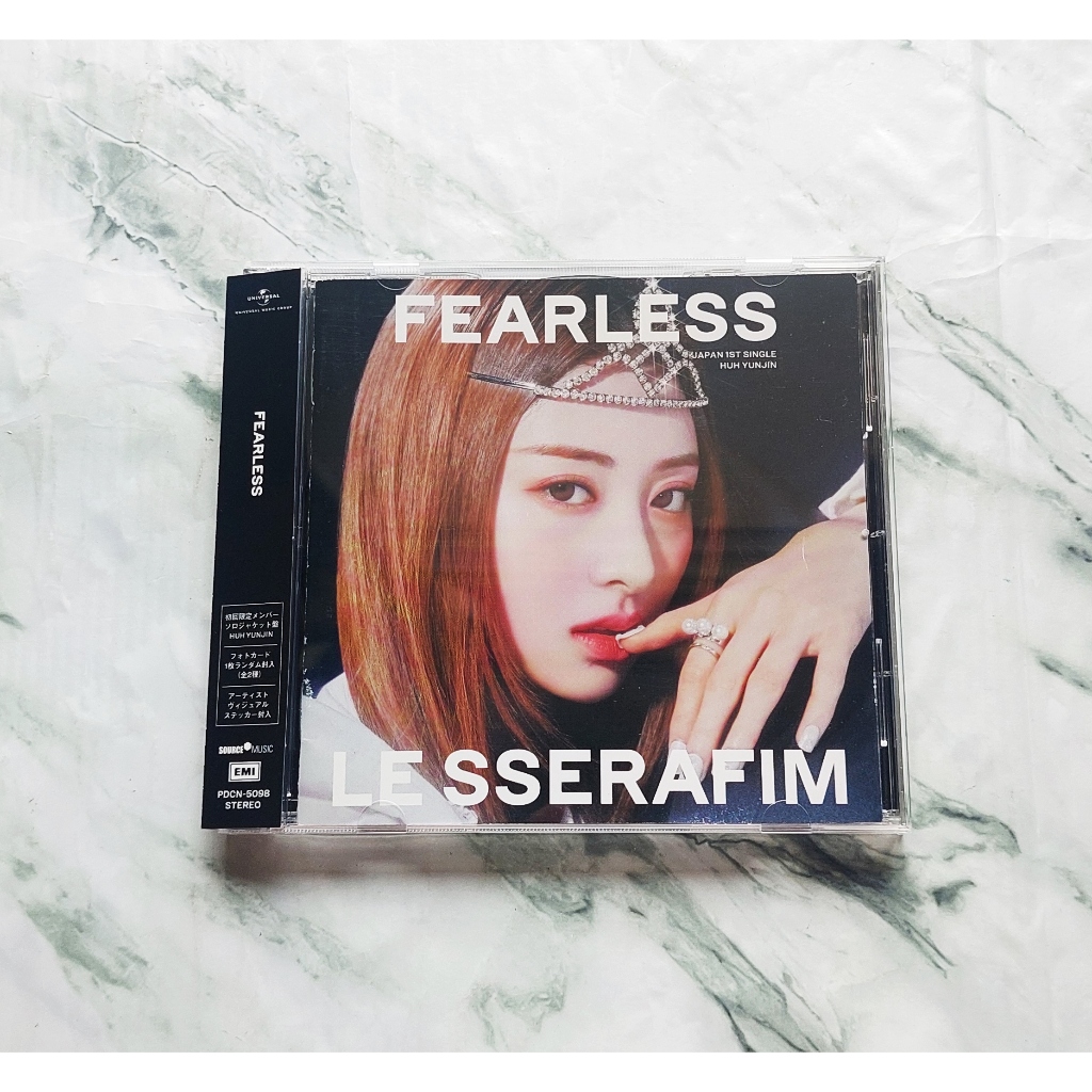 อัลบั้ม ญี่ปุ่น LE SSERAFIM - FEARLESS Japanese Album เวอร์ ปก Yunjin แกะแล้ว ไม่มีการ์ด พร้อม ...