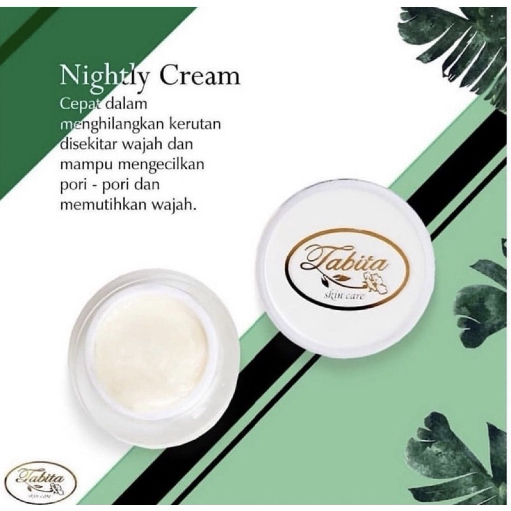 Night cream Tabita skincare （ครีมกลางคืน) 40g | Shopee Thailand