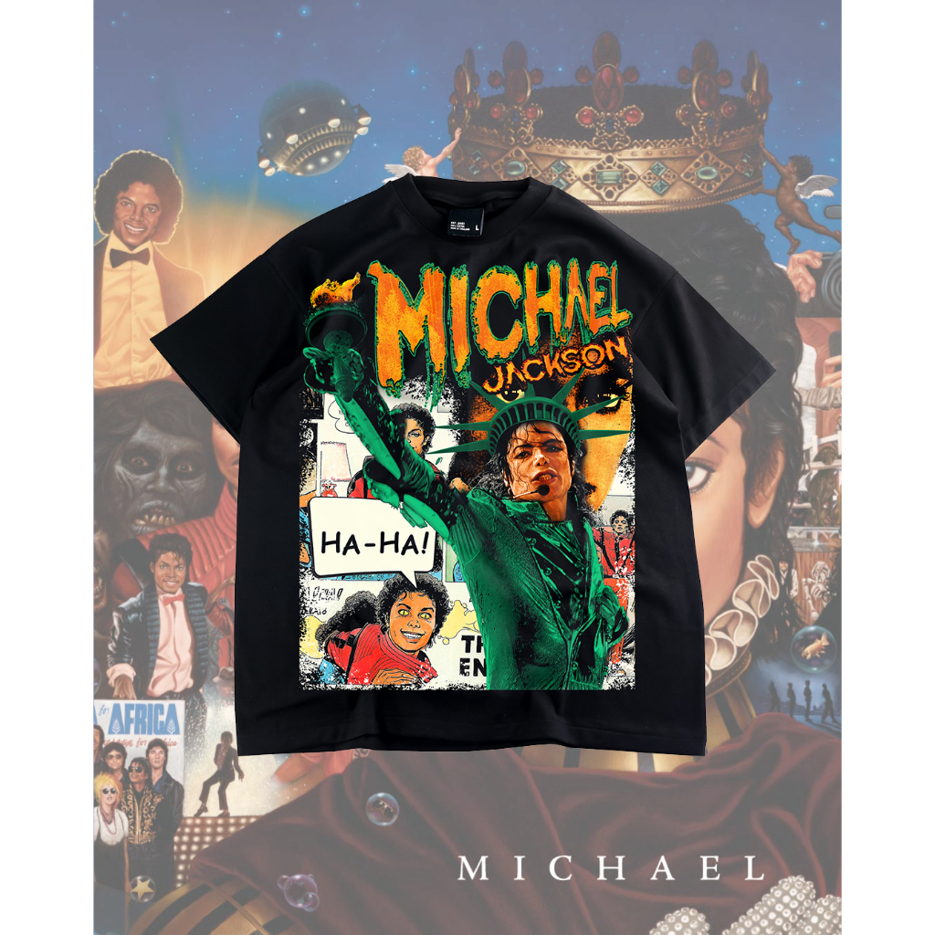 เสื้อ bootleg Michael Jackson ZUDTOOKTOU | Shopee Thailand