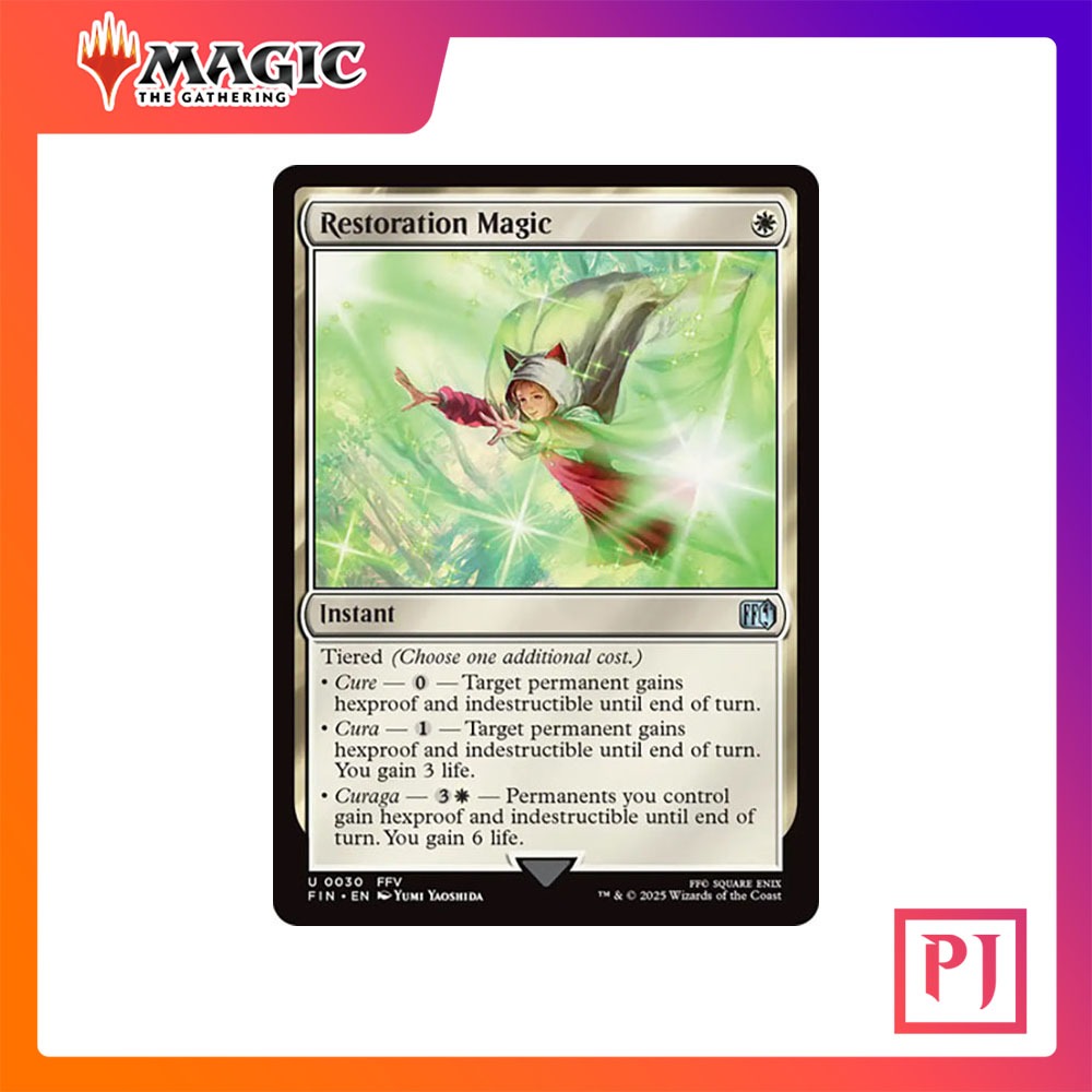 [MTG] Restoration Magic [FIN] [WHITE] [UNCOM] [NORMAL] [ENG] (การ์ดเม ...