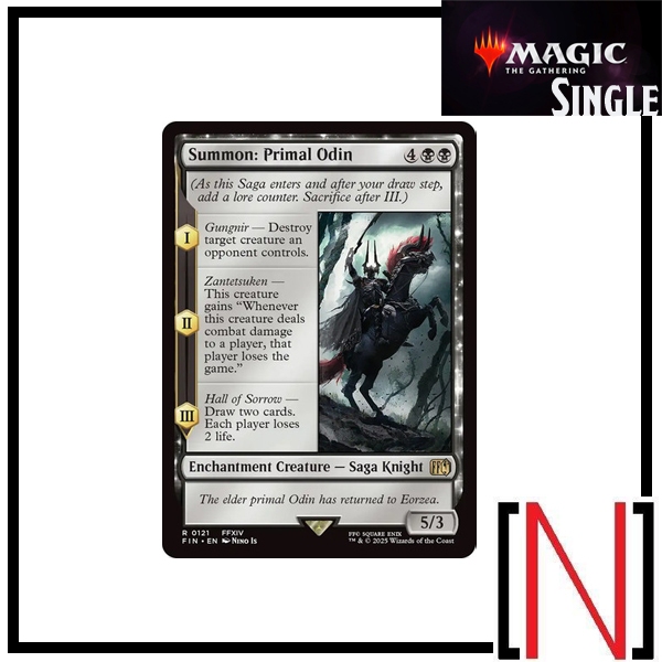 [MTG][Single][FIN] Summon: Primal Odin ระดับ Rare [ภาษาอังกฤษ] | Shopee ...