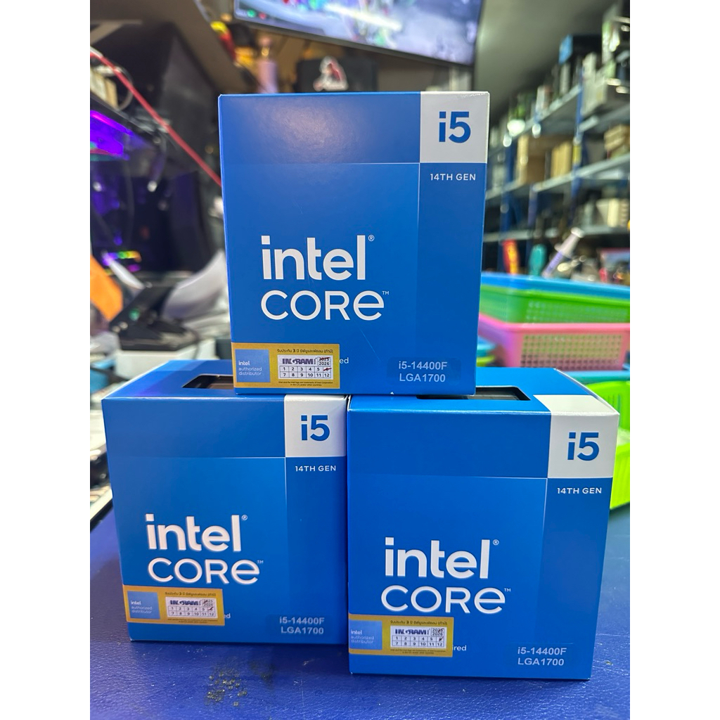 CPU Intel Core i5-14400F 4.7 GHz 10C/16T LGA-1700(รับประกัน3ปี) | Shopee Thailand