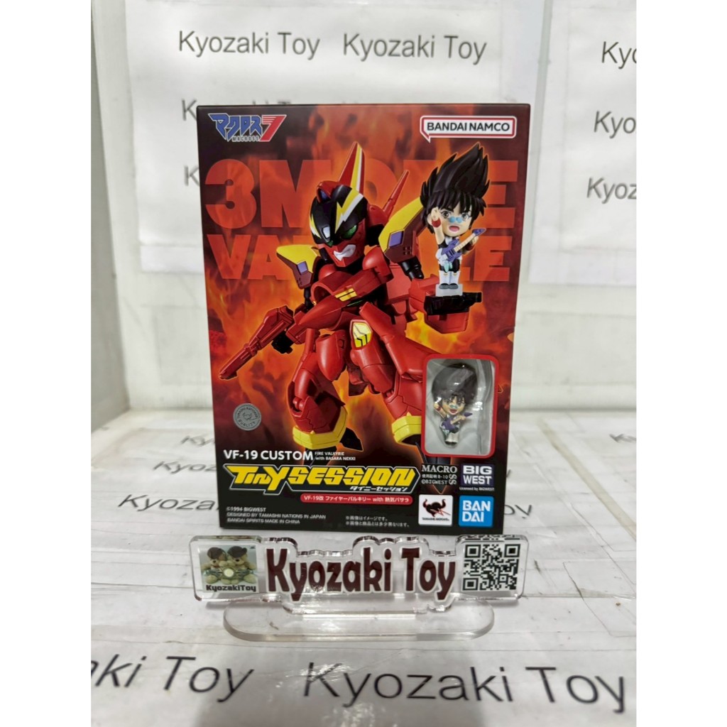 TINY SESSION VF-19 CUSTOM FIRE VALKYRIE with BASARA NEKKI Macross7 มาคอสเซเว่น | Shopee Thailand