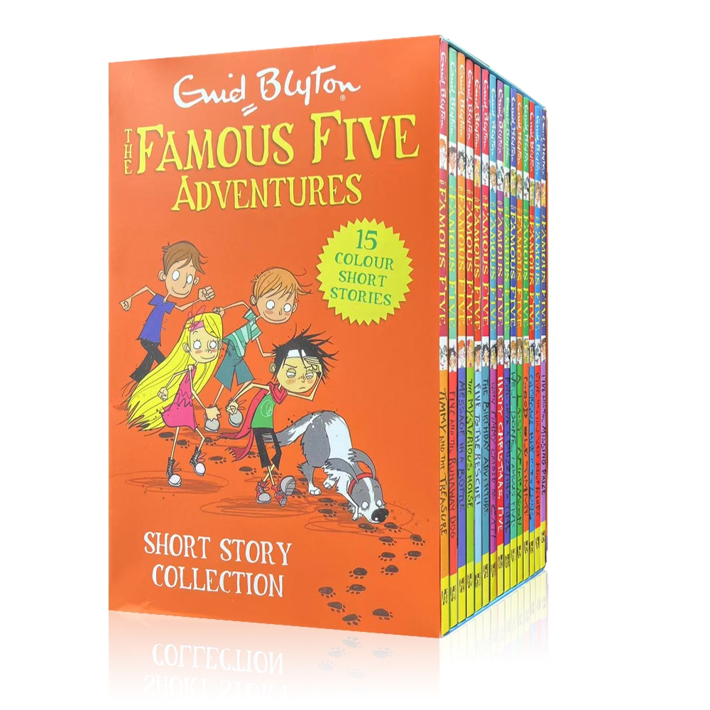 15books Enid Blyton Famous Five Adventures Story Books for Kids ...