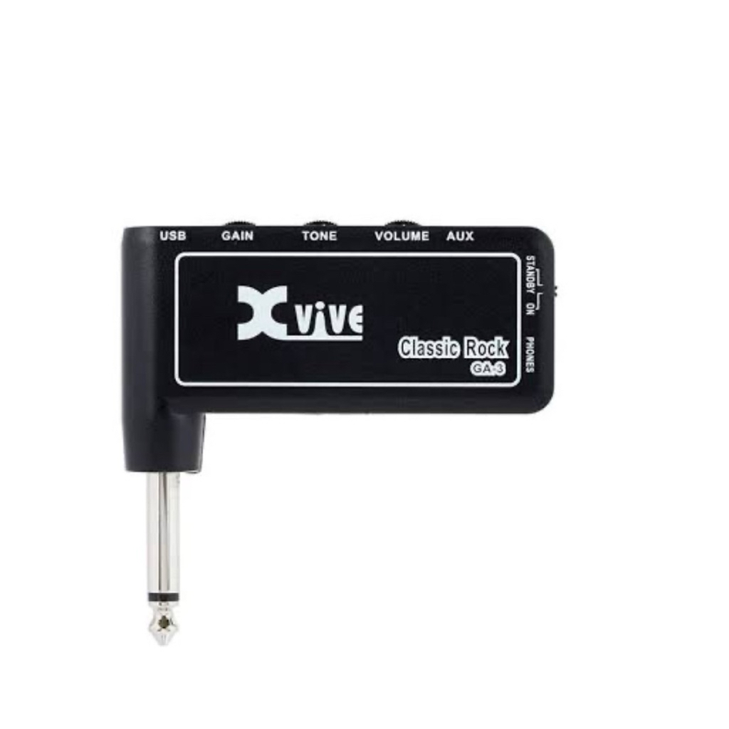 Xvive GA-3 แอมป์กีตาร์เสียบหูฟัง Mini Headphone Amp รุ่น Classic Rock ...