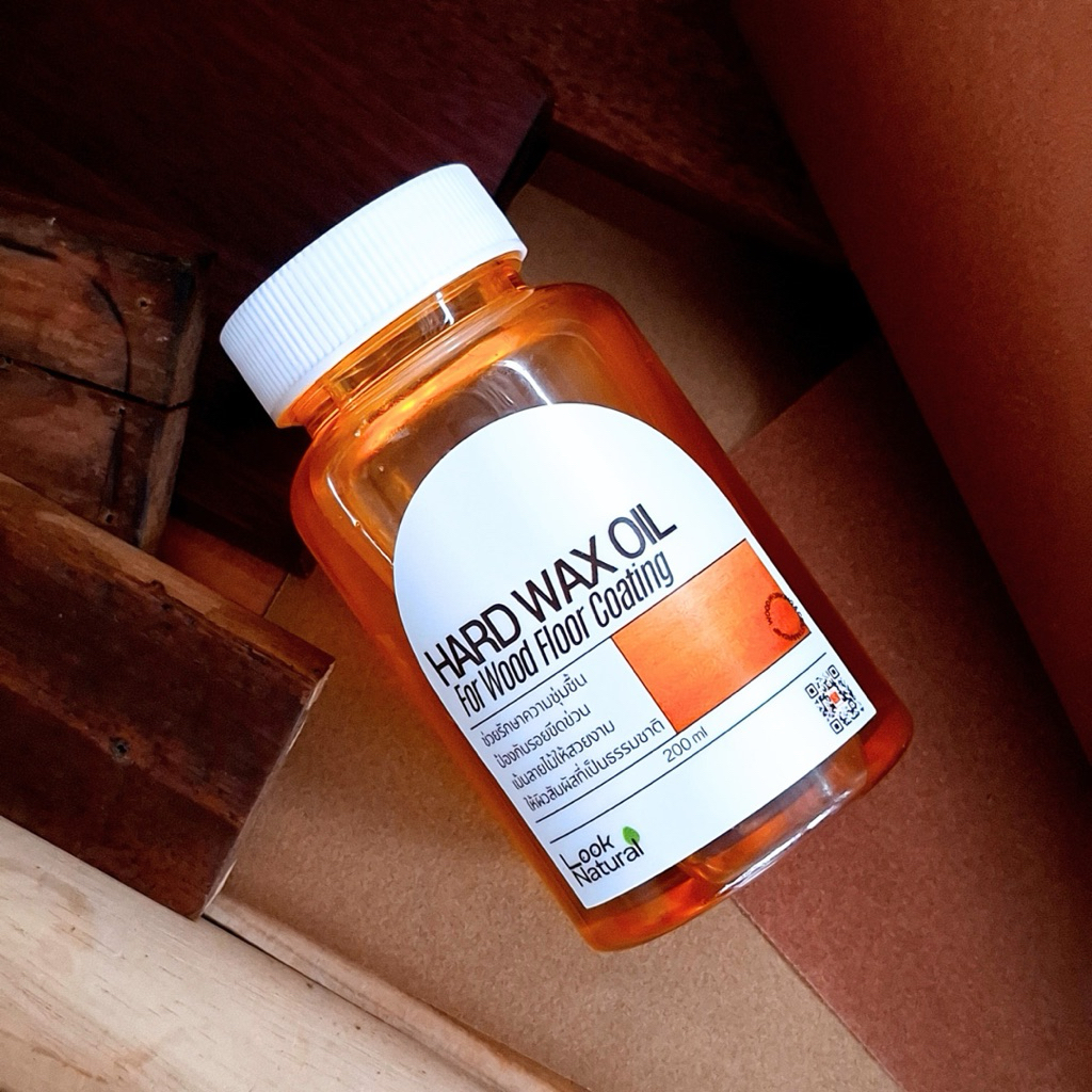 Look Natural Hard Wax Oil for Wood Floor Coating (200 ml) น้ำมันเคลือบ ...
