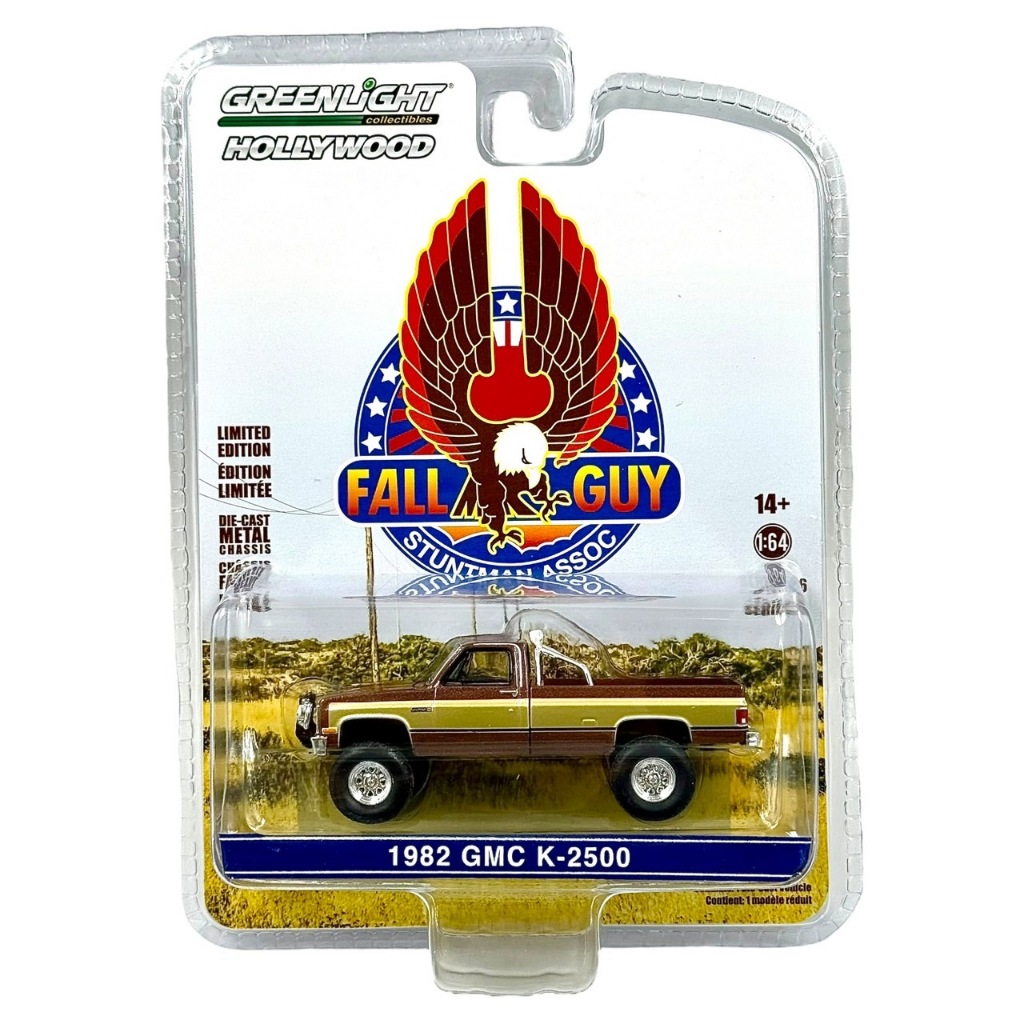 Greenlight | Fall Guy Stuntman Association - 1982 GMC K-2500 Sierra Grande Wideside สเกล 1/64 ...