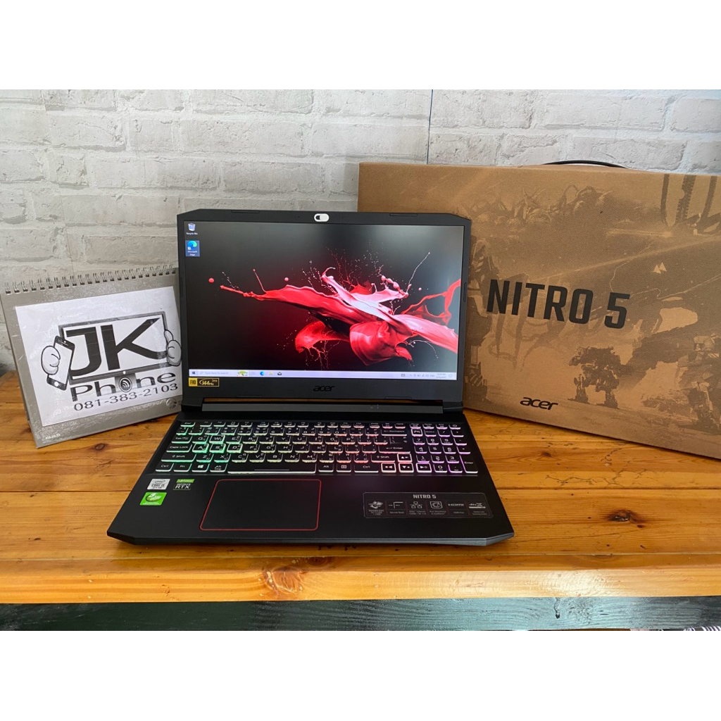 โน๊ตบุ๊คเกมมิ่งมือสอง Acer Nitro AN515-55 | Shopee Thailand