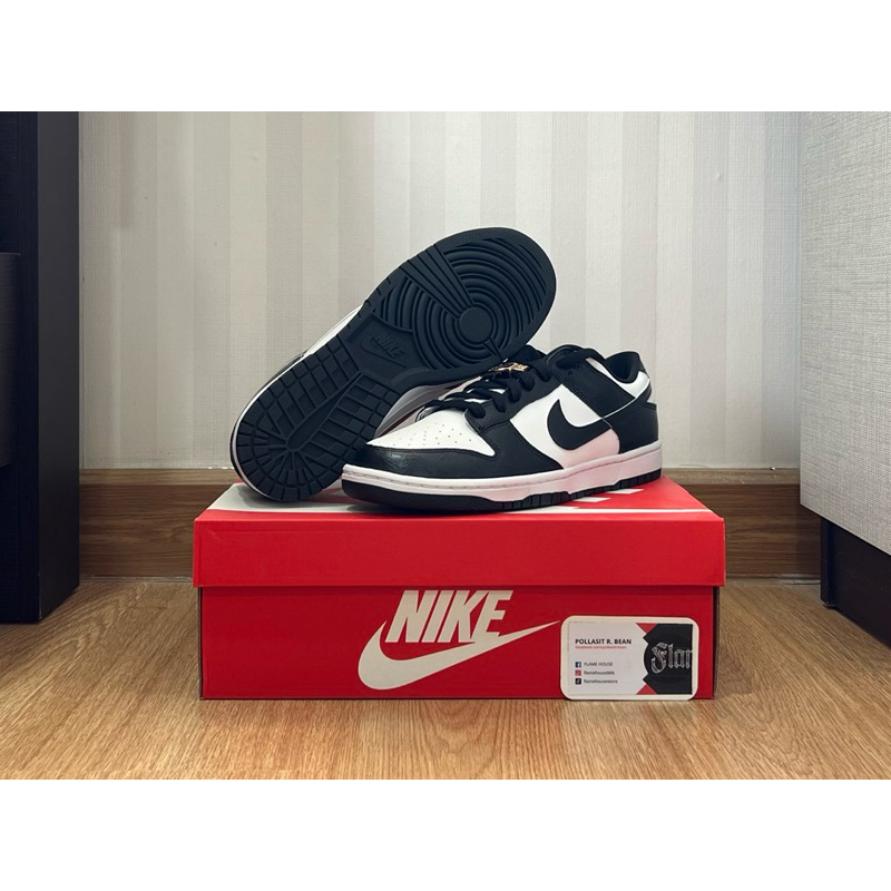 FLAME HOUSE - Dunk Low World Champs Black White | Shopee Thailand
