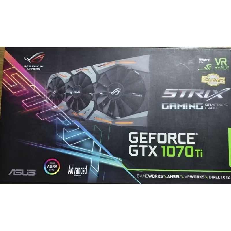 ROG Strix GeForce GTX 1070 Ti 8GB | Shopee Thailand
