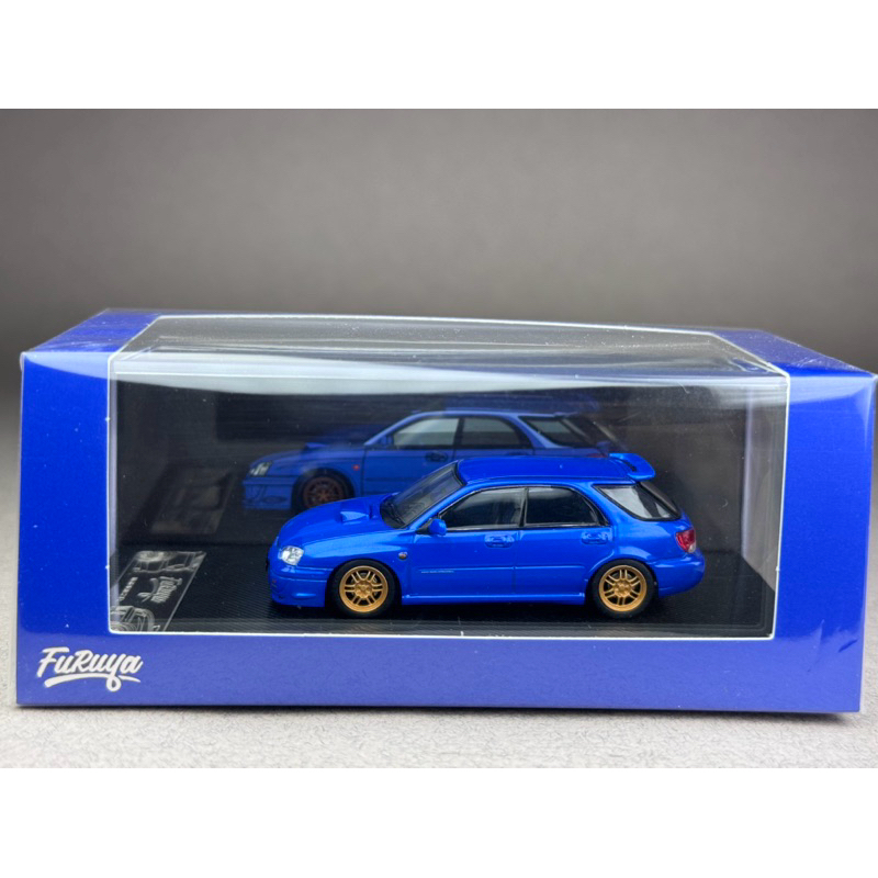 🔹Subaru Impreza WRX STi Van Blue Scale 1:64 ยี่ห้อ Furuya | Shopee Thailand
