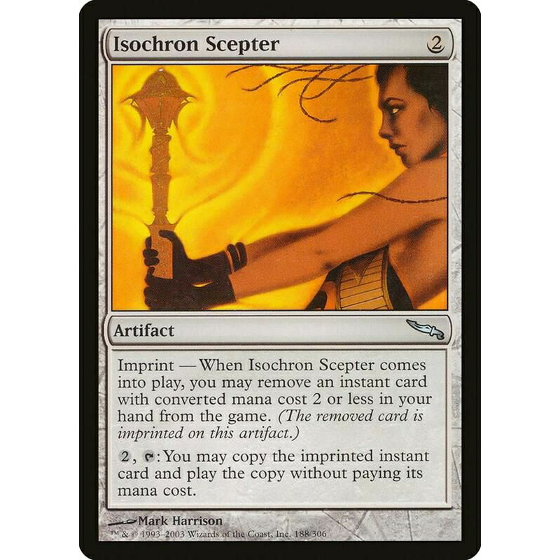 Isochron Scepter Foil การ์ด MTG ชุด Mirrodin | Shopee Thailand