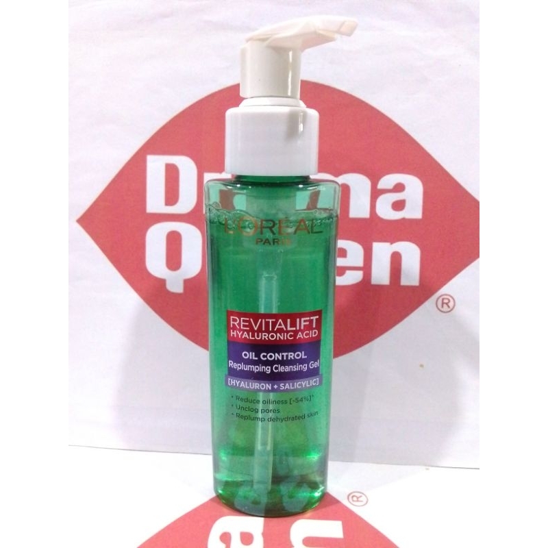 Loreal Revitalift Hyaluronic Acid Oil Control Replumping Cleansing Gel 120 ml | Shopee Thailand