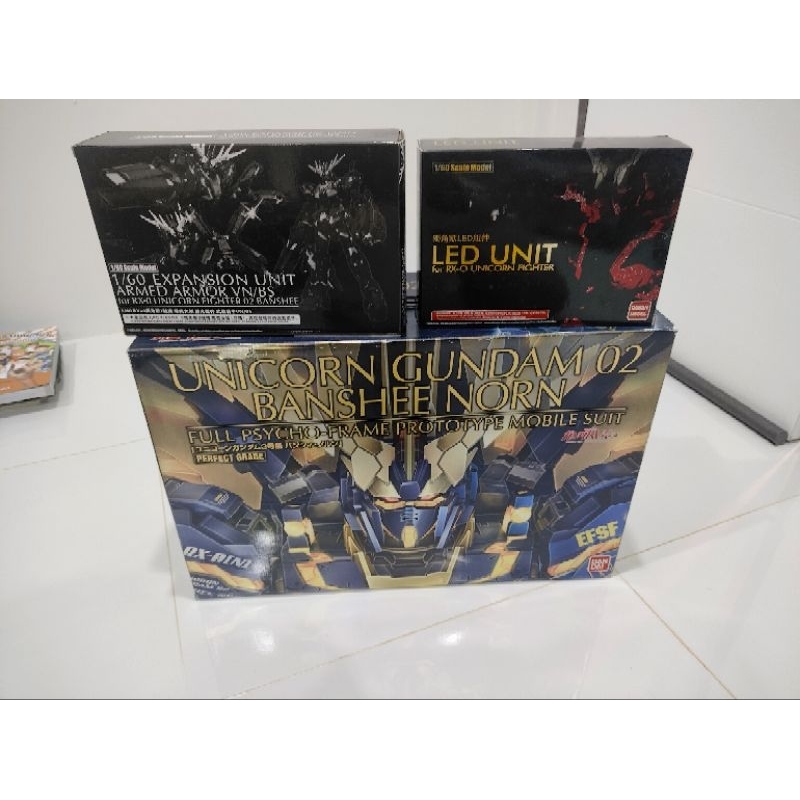 Pg 1/60 Unicorn Gundam 02 Banshee Norn+ led + อาวุธ ครบชุด | Shopee ...