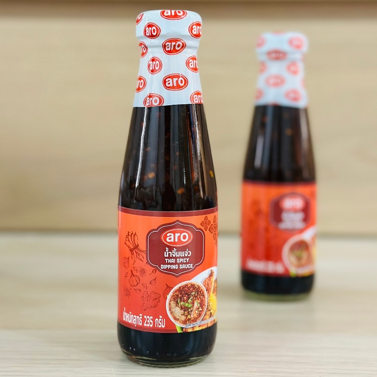 น้ำจิ้มแจ่ว 1 ขวด 235 กรัม ARO Thai Spicy Dipping Sauce | Shopee Thailand