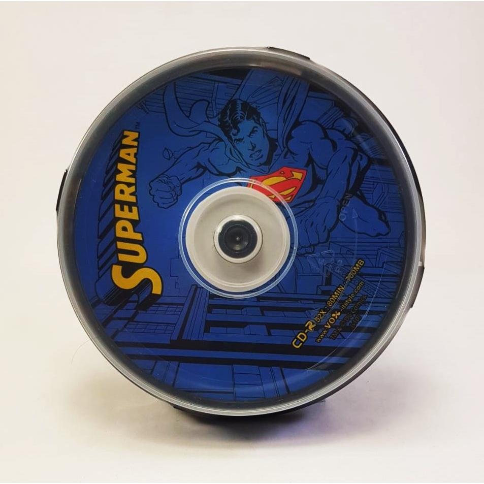 แผ่นเปล่า CD-R 52X : 80MIn : 700MB SUPERMAN จำนวน 10 แผ่น VOX | Shopee ...