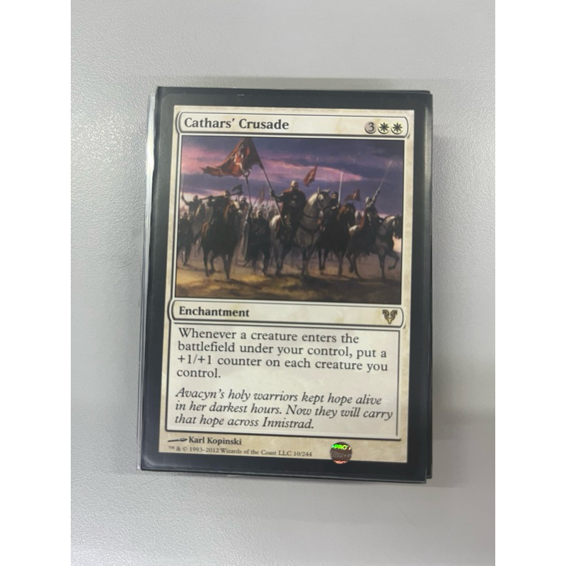 การ์ด MTG Cathars’ Crusade White Magic the gathering EDH รุ่น AVR สภาพ ...