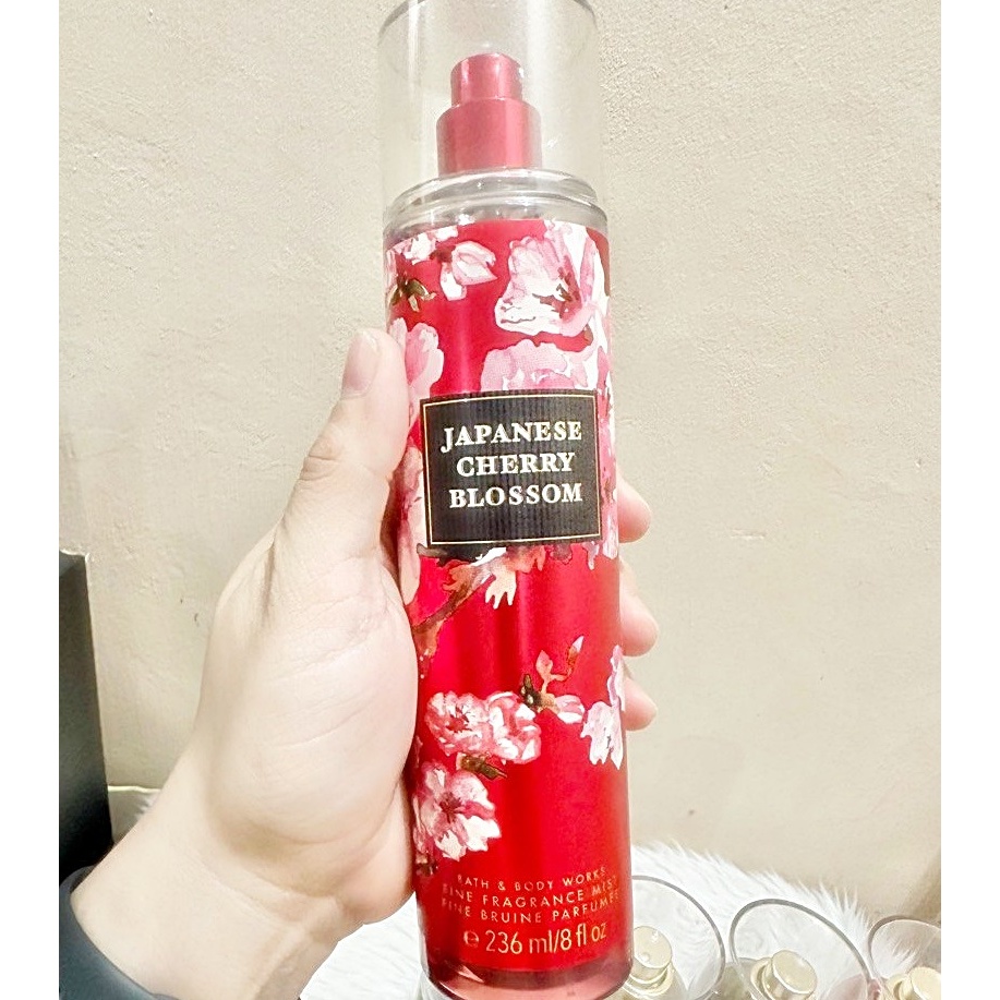 ของแท้ 100% Bath & Body Works JAPANESE CHERRY BLOSSOM Fragrance Mist 236ml | Shopee Thailand