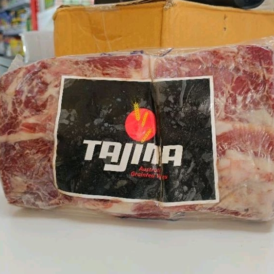 เนื้อสันแหลม ริบอาย ทาจิม่า ออสเตรเลียวากิว (Tajima Wagyu Ribeye Cap MB ...