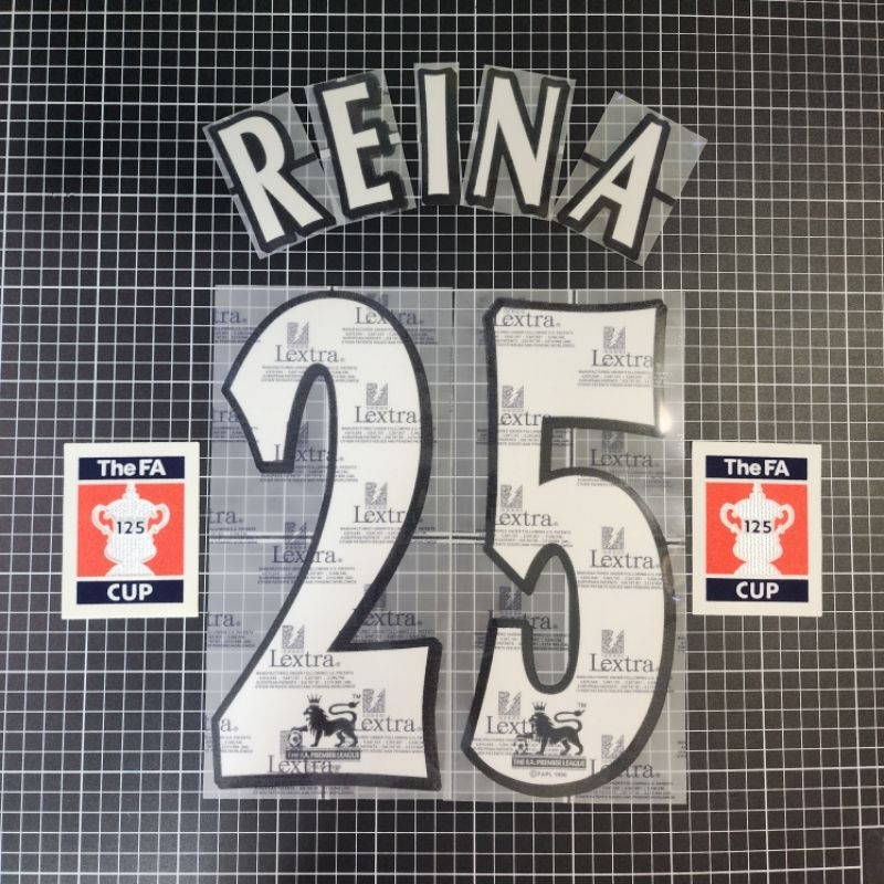 REINA 25 LIVERPOOL GK 2005-06 EPL PRINTING NAME NUMBER VELVET ชื่อเบอร์ ...