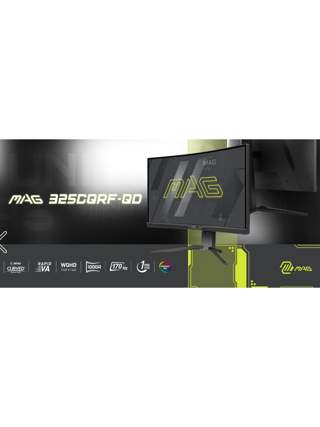 MSI MAG 325CQRF-QD - 31.5 INCH VA 2K 170Hz CURVED(มือสอง) | Shopee Thailand
