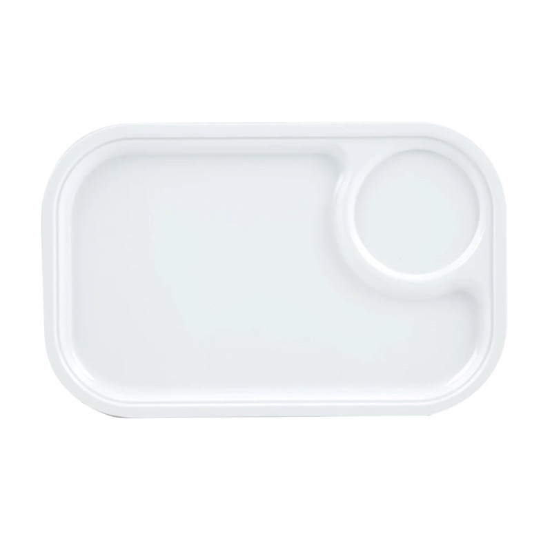 ถาดอาหารว่าง MALA Melamine T-35/6-245 สีขาว 1 โหล มี 12 ถาด | Shopee ...
