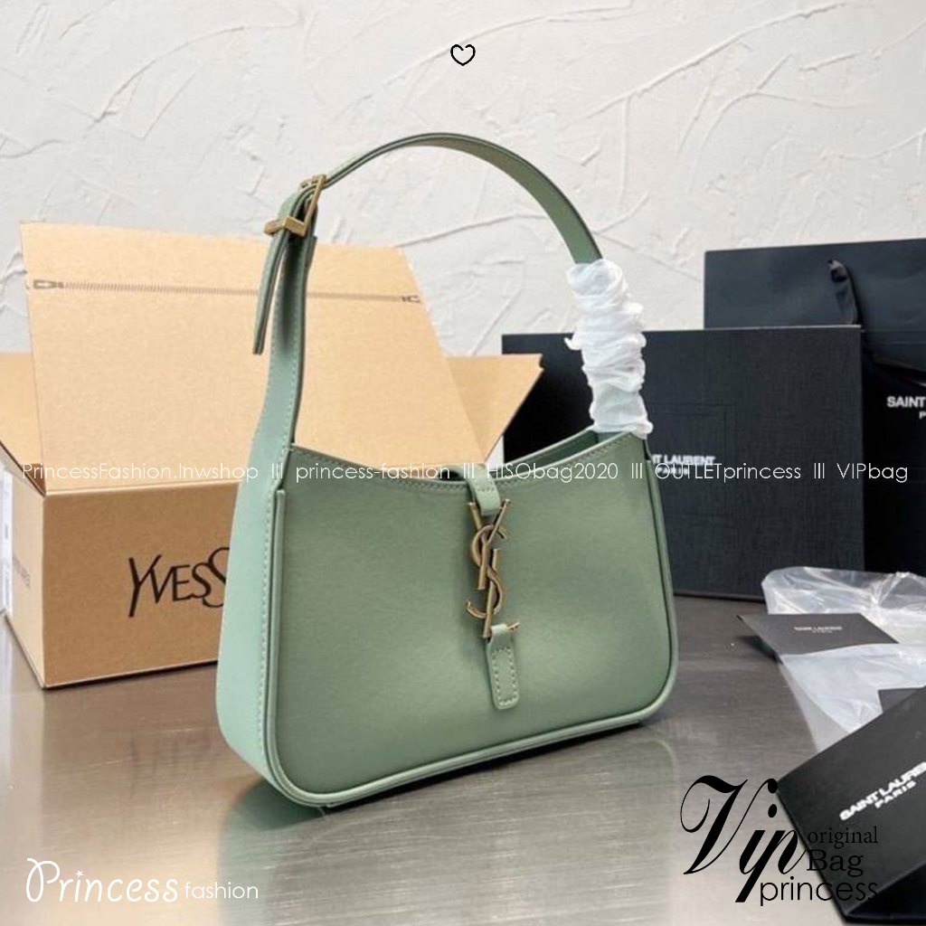 พร้อมส่ง 4 สี YSL LE 5 À 7 in smooth leather bag / YSL Le 5A7 Hobo Bag ...