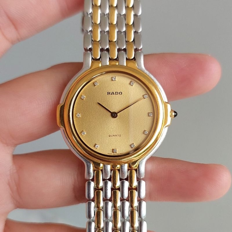 นาฬิกา Rado Quartz มือสองของแท้ 100% | Shopee Thailand