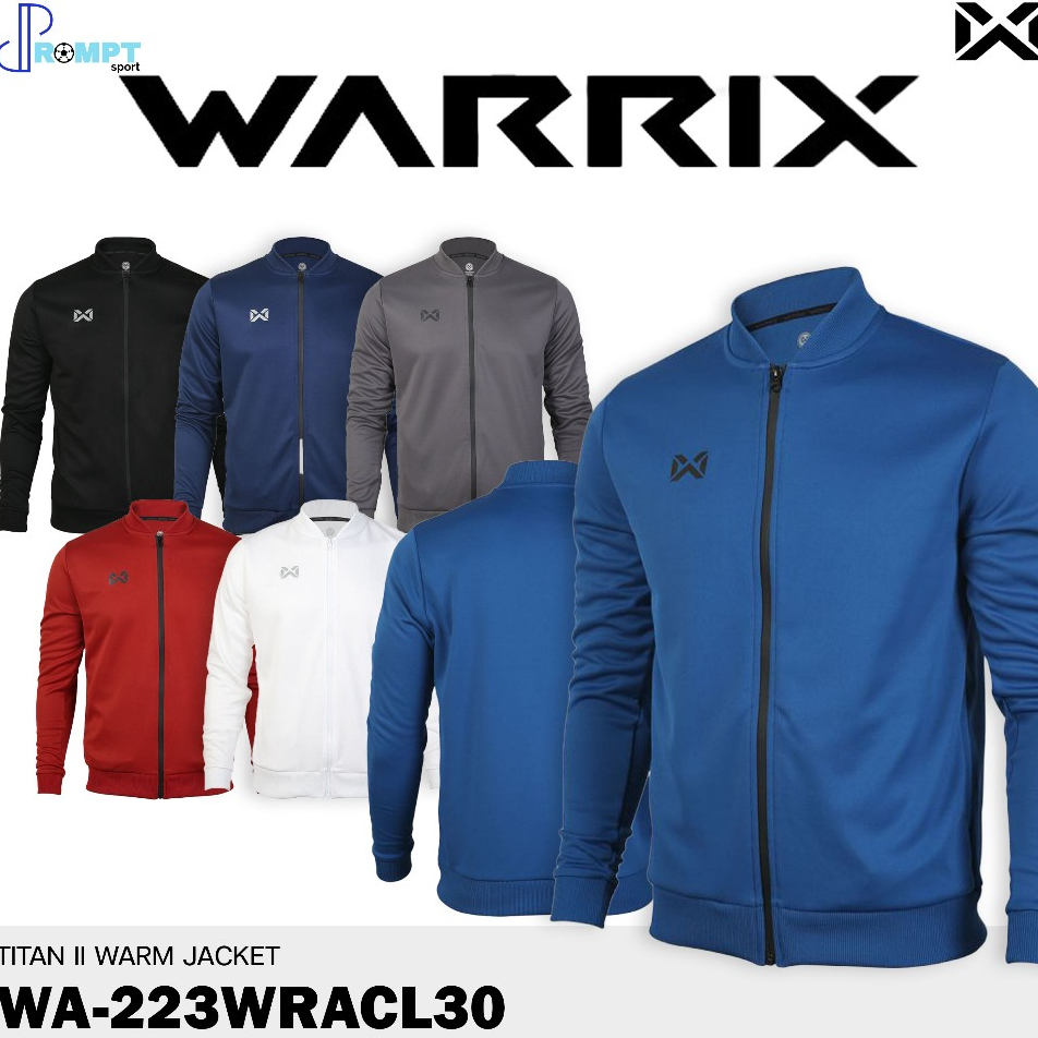 TITAN II WARM JACKET เสื้อวอร์มแขนยาววอริกซ์ WARRIX รุ่น TITAN II รหัส WA-223WRACL30 ของแท้100% ...