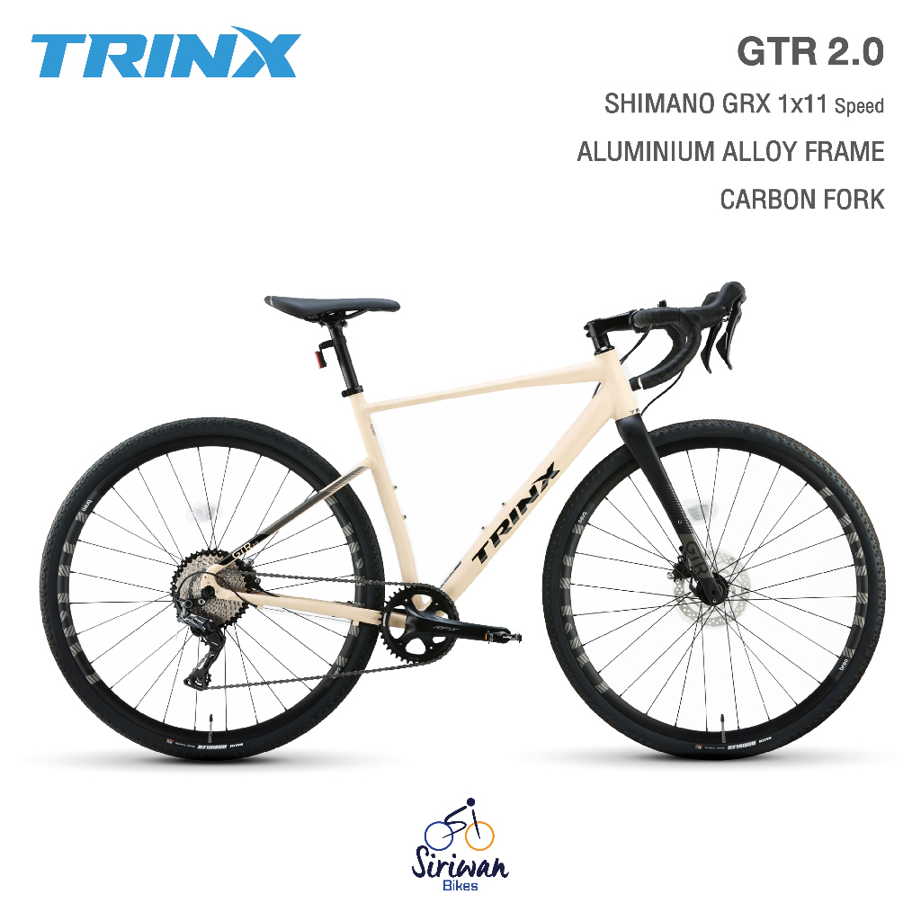 *ผ่อนได้ คอยน์คืน* TrinX GTR 2.0 จักรยาน Gravel SHIMANO GRX 11SP ดิสเบรก SHIMANO GRX ดุมแบริ่ง ...