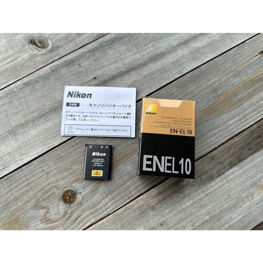 แบตเตอรี่ Nikon EN-EL10 (740 mAh) มือ 1 พร้อมกล่อง (ใช้ร่วมกับ Pentax D ...