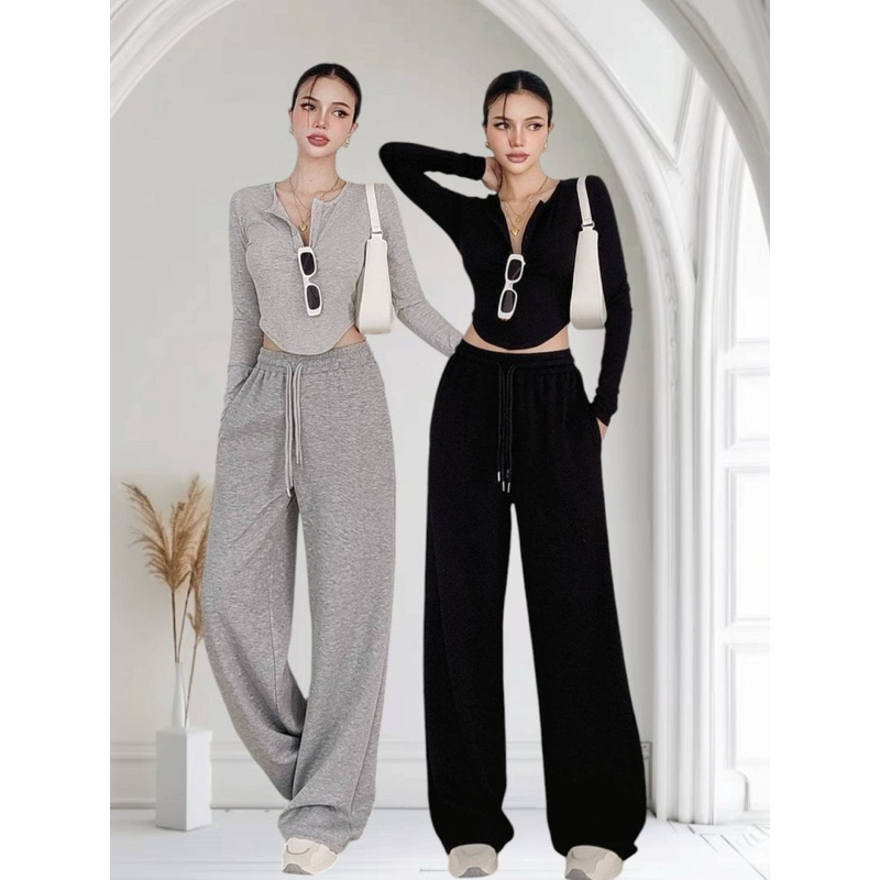 NEW RUN NANO SET : ชุดเซ็ตสาย street ผ้ายืดเนื้อดี | Shopee Thailand