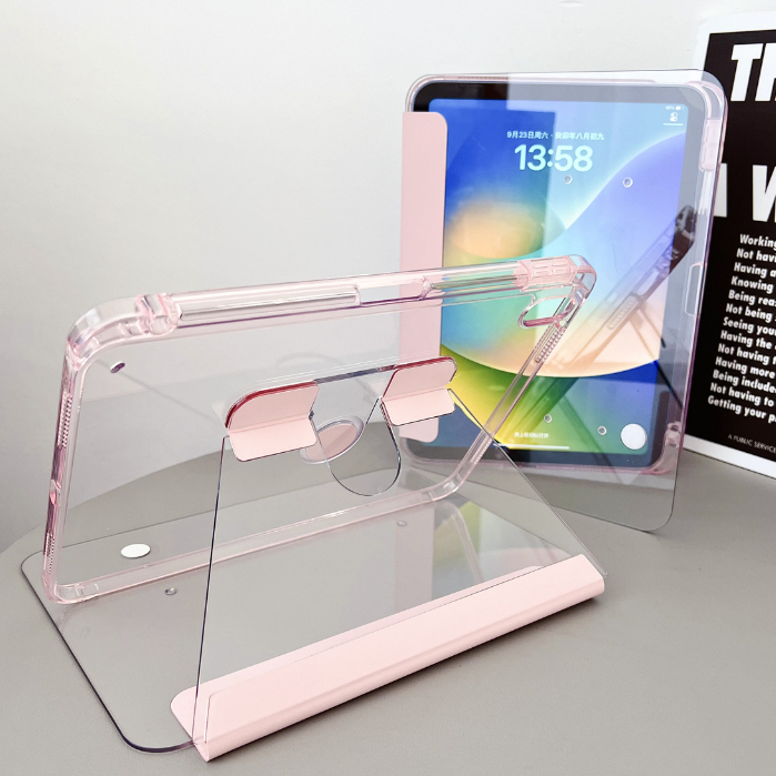 for ipad เคสไอแพด Crystal Glass Case gen7/8/9/10.2 gen5/6 air4/610.9 ...