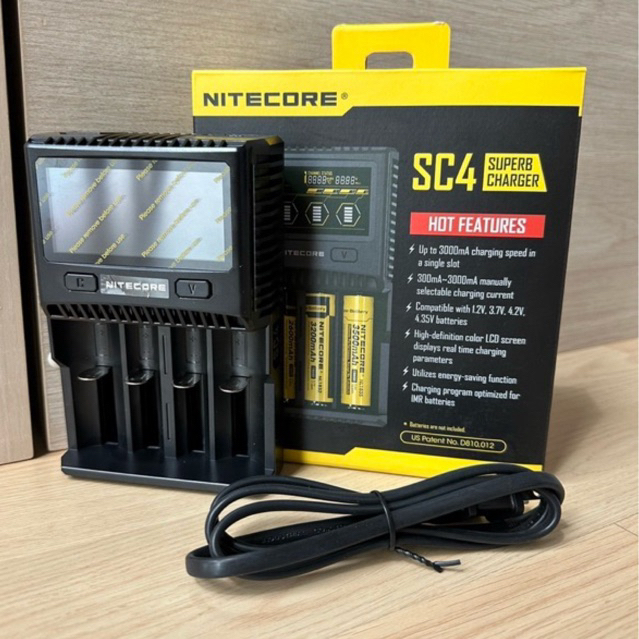 เครื่องชาร์จถ่านNitecore SC4 ของแท้ เช็คโค๊ตได้ | Shopee Thailand