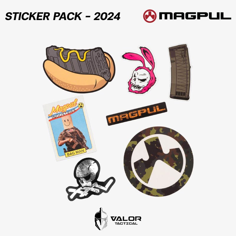 Magpul - Sticker Pack – 2024 สติ๊กเกอร์ ติดรถ ติดหมวก 7 ชิ้น สติกเกอร์ ...