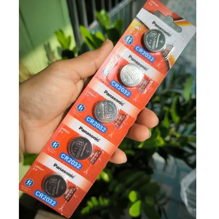 ถ่านกระดุมPanasonic CR2016/CR2025/CR2032ถ่าน.Lithium 3V.ของแท้ | Shopee Thailand